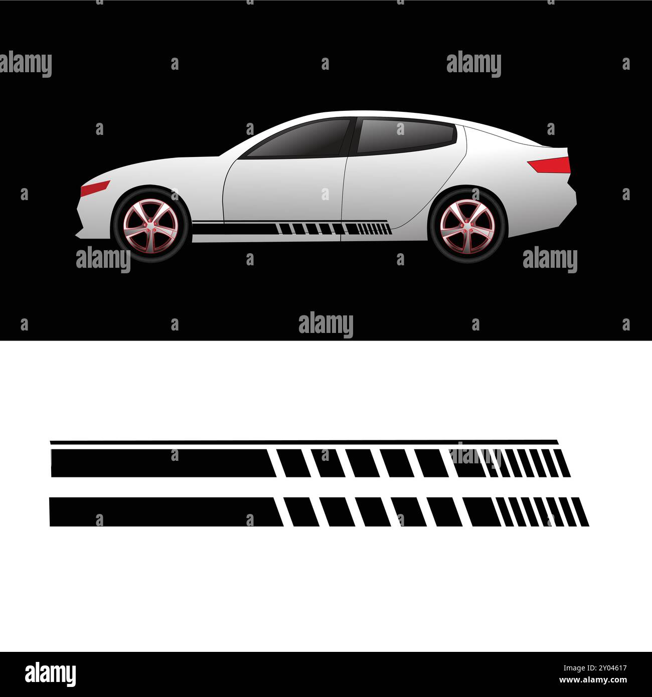 vector car background decal design Stock Vector Image & Art - Alamy