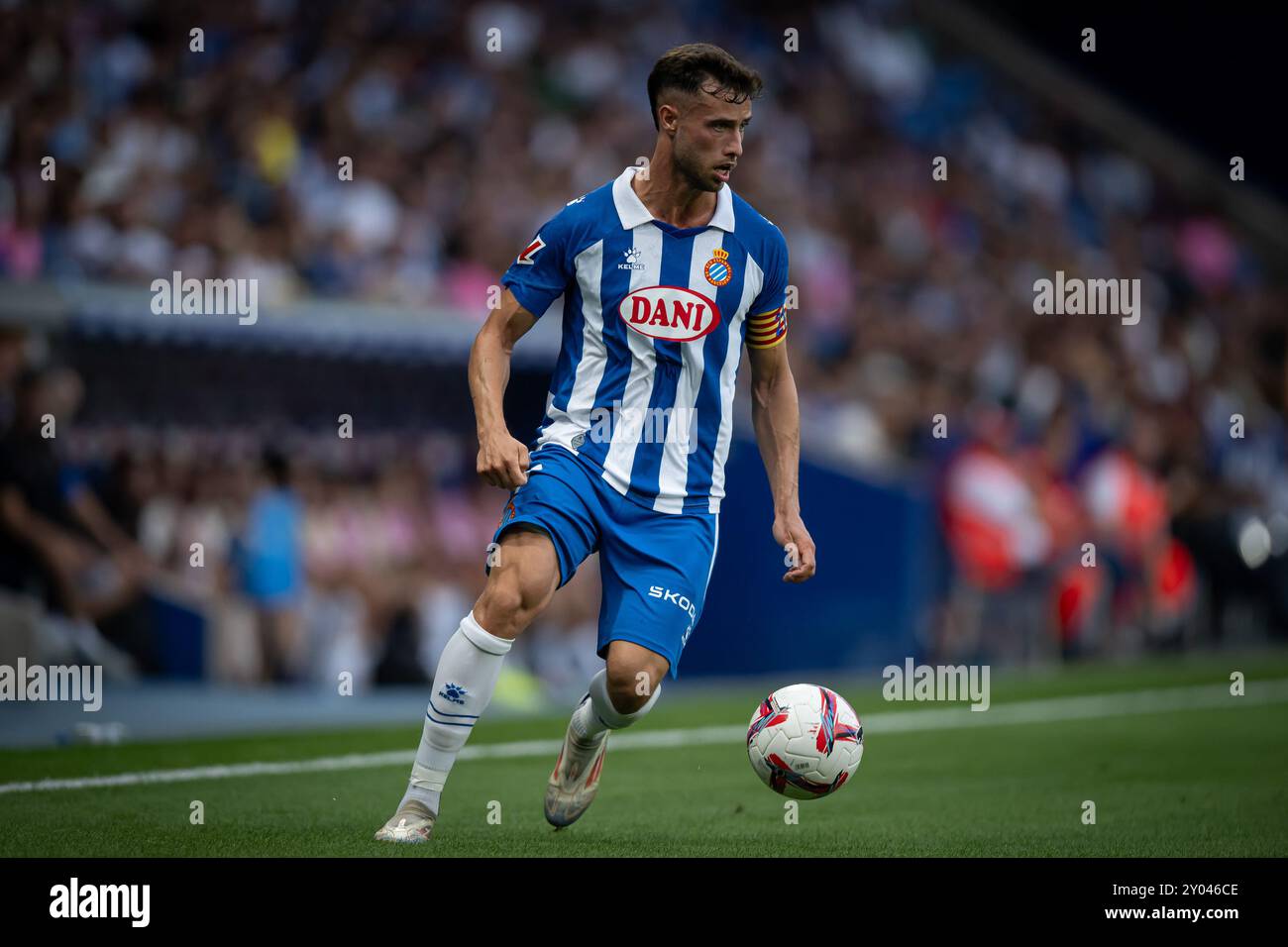 Barcelona, Spain. 31st Aug, 2024. Javi Puado (RCD Espanyol) seen in ...