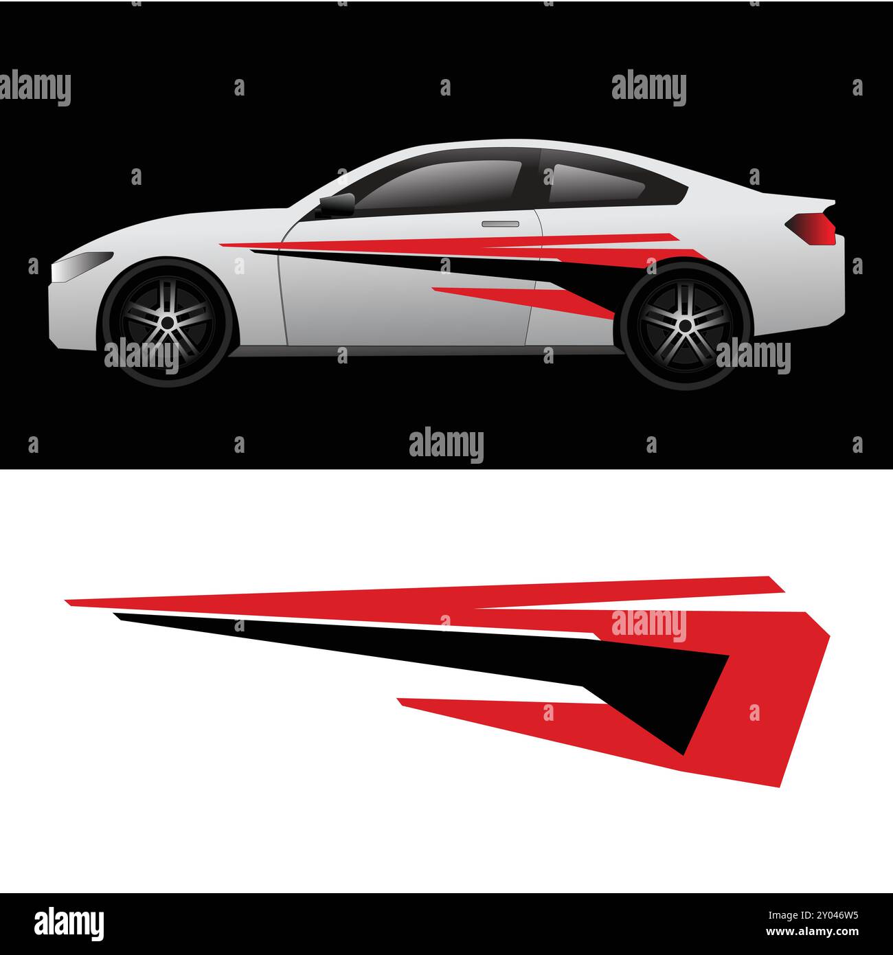 car wrap livery decal design vector. car background decals Stock Vector ...