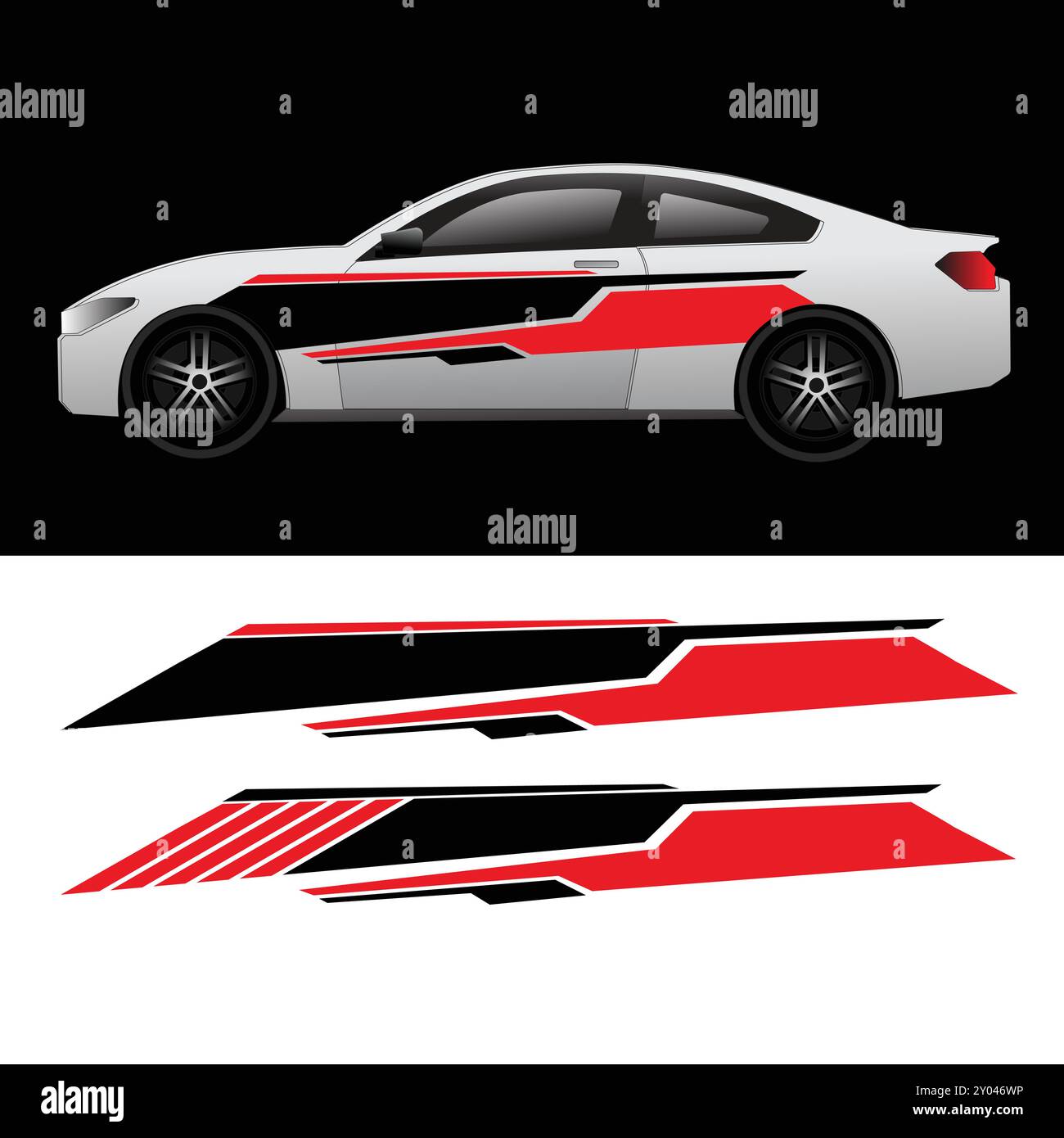 car wrap livery decal design vector. car background decals Stock Vector ...