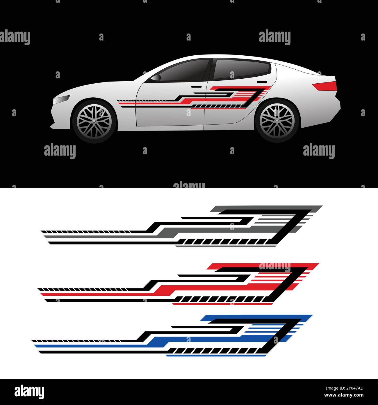 vector design of car livery decal for personal car wrapping Stock ...