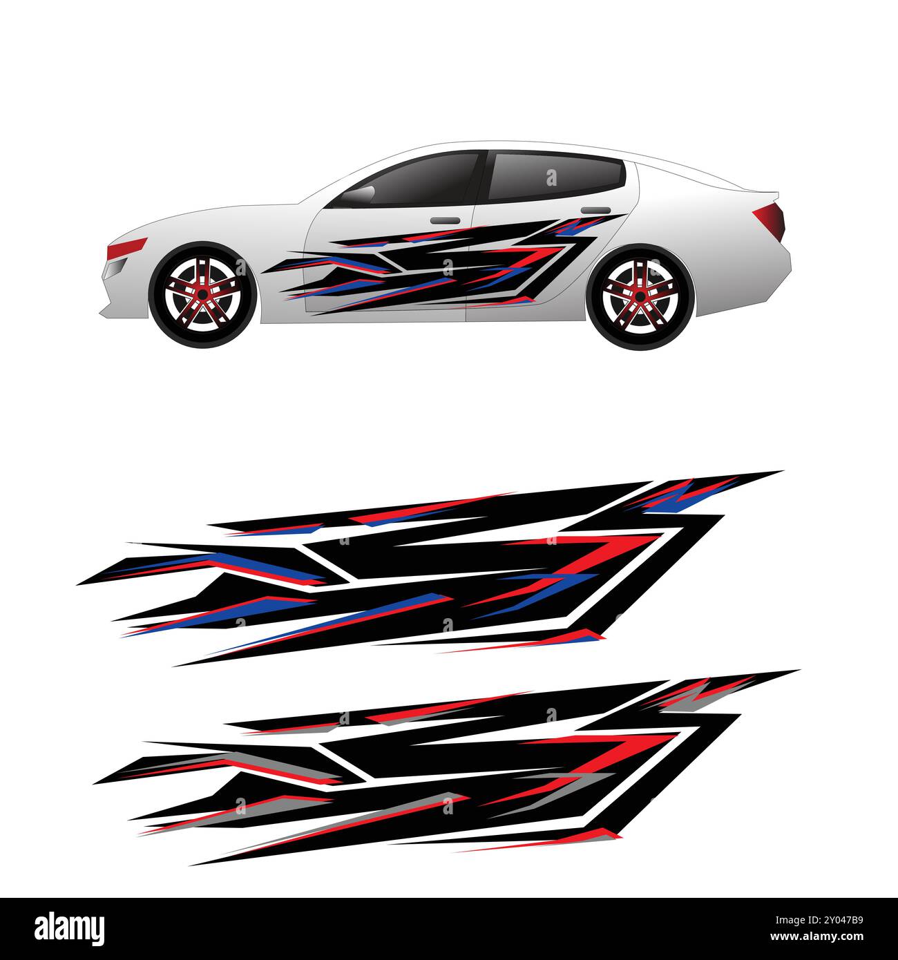 vector design of car livery decal for personal car wrapping Stock ...