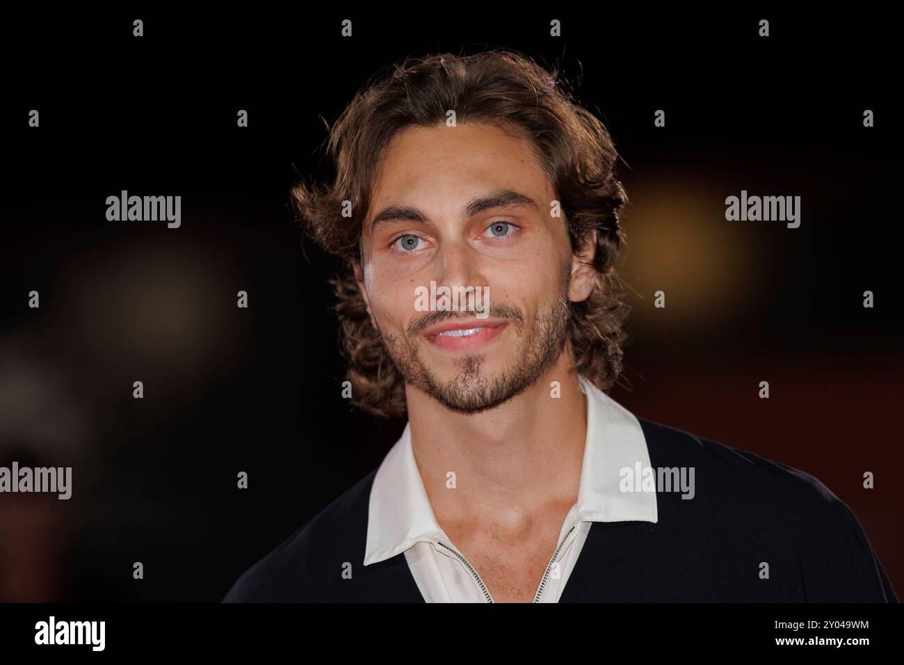 Matias Lucas poses for photographers upon arrival for the premiere of ...