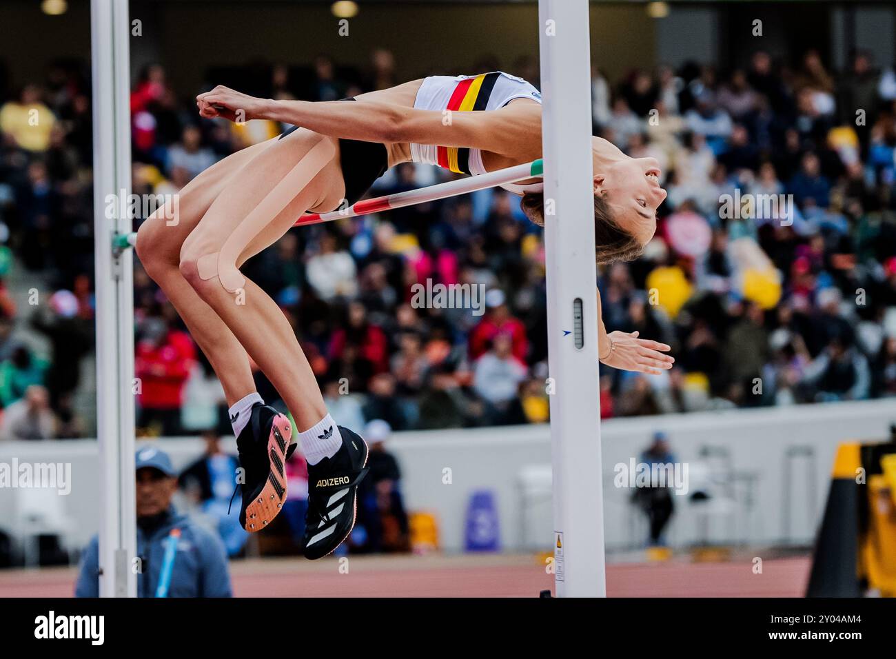 Lima, Peru. 31st Aug, 2024. Belgian Merel Maes pictured during the high ...