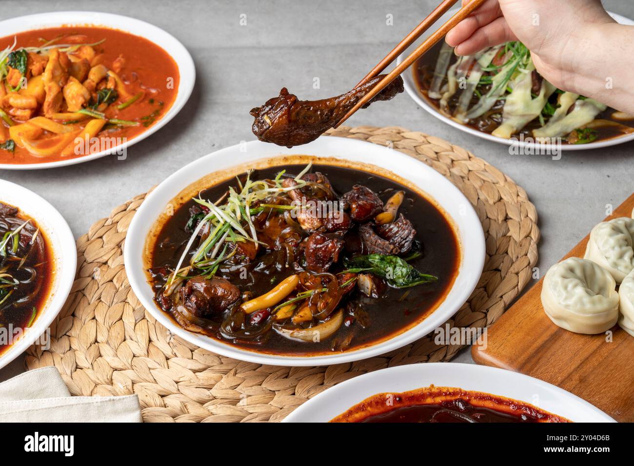 Korean food, steamed chicken, chicken dishes, soy sauce, cheese, spicy ...