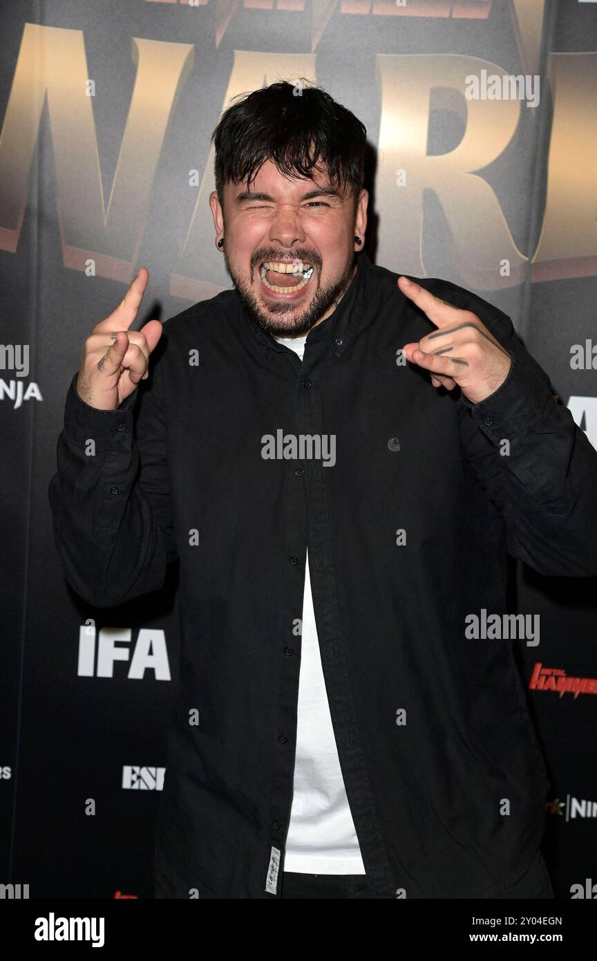 Bastian Sobtzick von Callejon bei der Verleihung der Metal Hammer ...