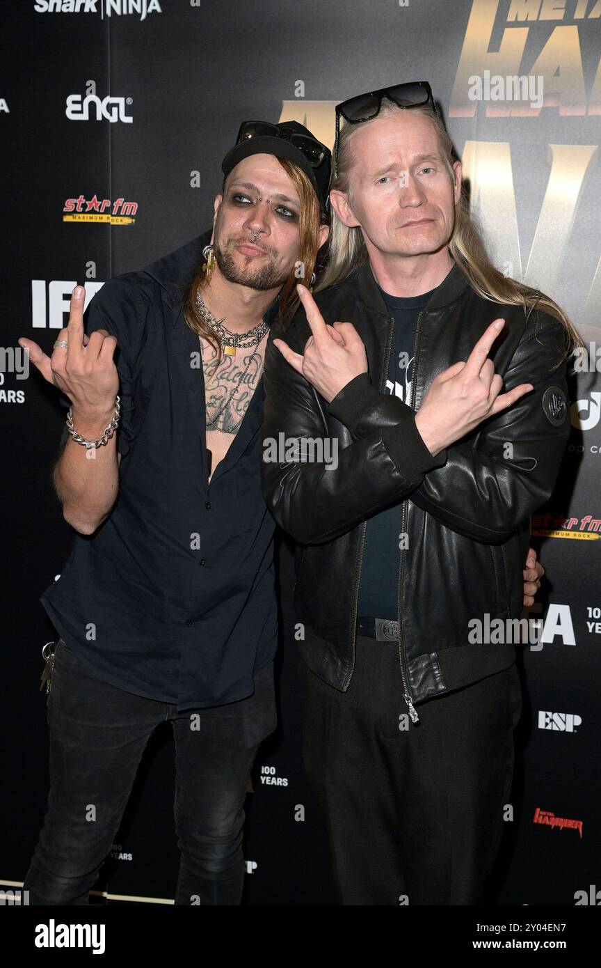 Axel One und Roman Geike bei der Verleihung der Metal Hammer Awards ...