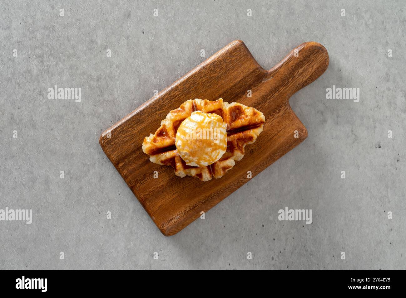 Croffle, croissant, waffle, ice cream Stock Photo - Alamy