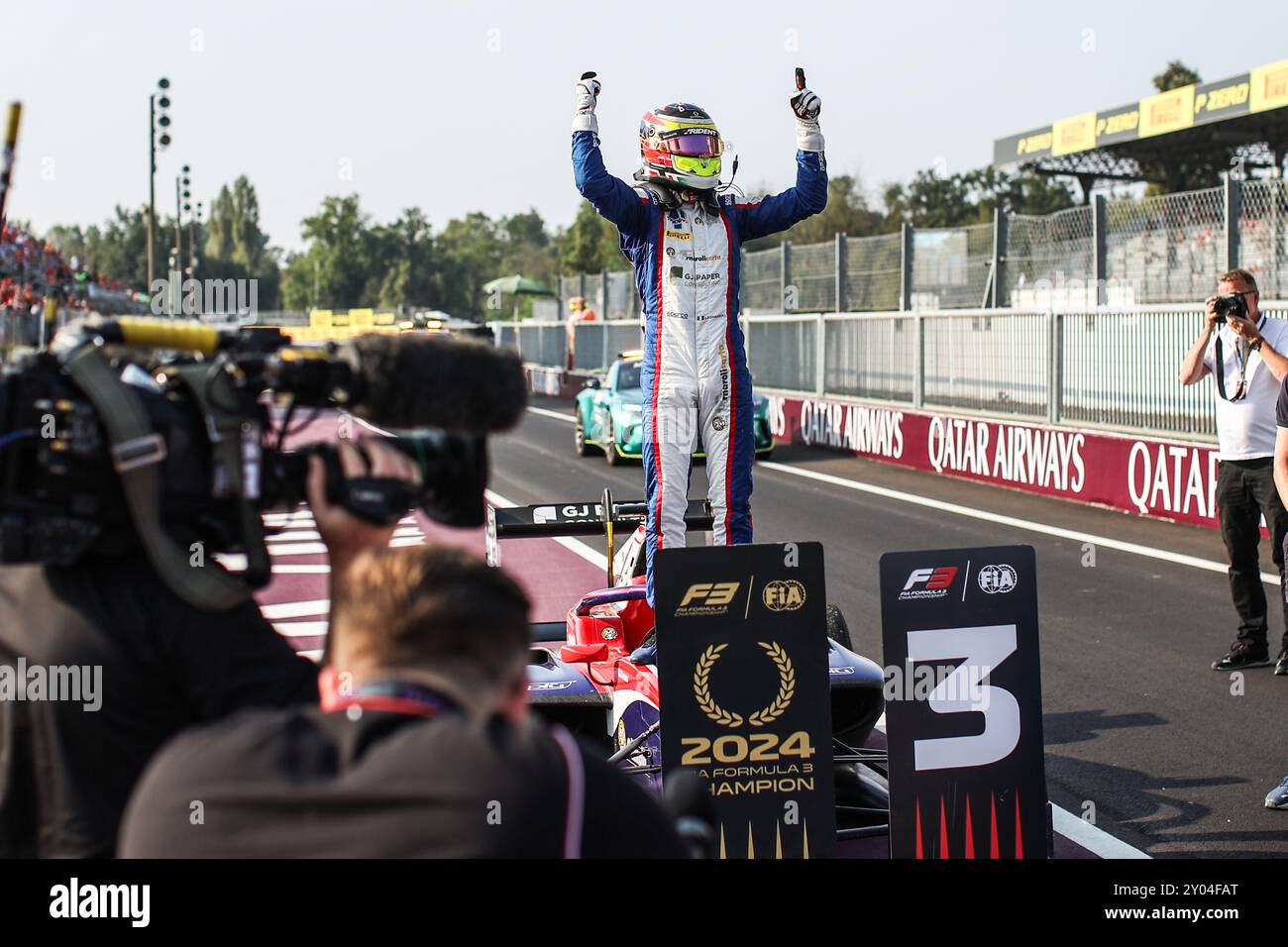 Monza, Italy. 1st Sept 2024. FORNAROLI Leonardo (ita), Trident, Dallara ...