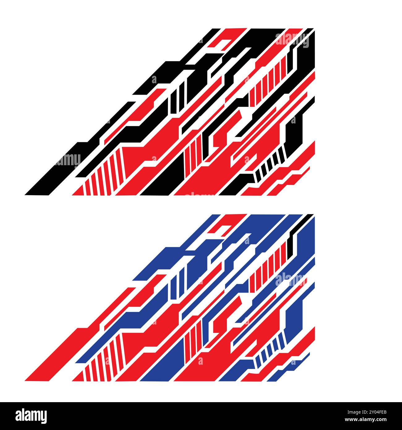 racing car body wrap sticker design vector Stock Vector Image & Art - Alamy