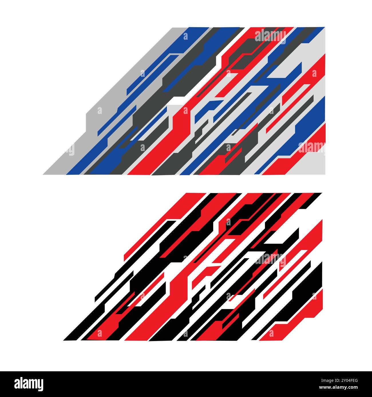 Racing stripes vector vectors Cut Out Stock Images & Pictures - Alamy