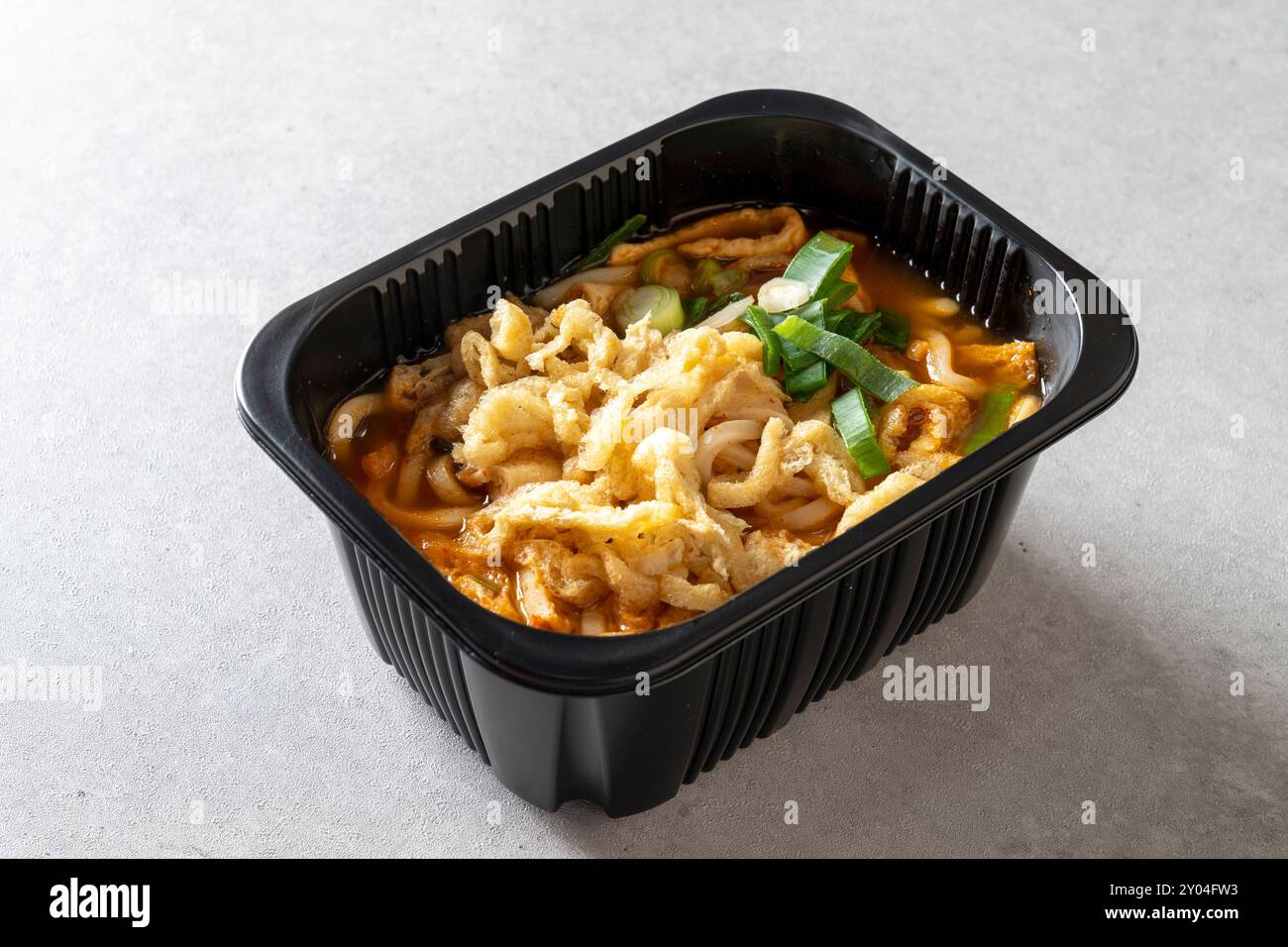 Fish cake soup, tteokbokki, spicy potato pancake, red pepper fries ...