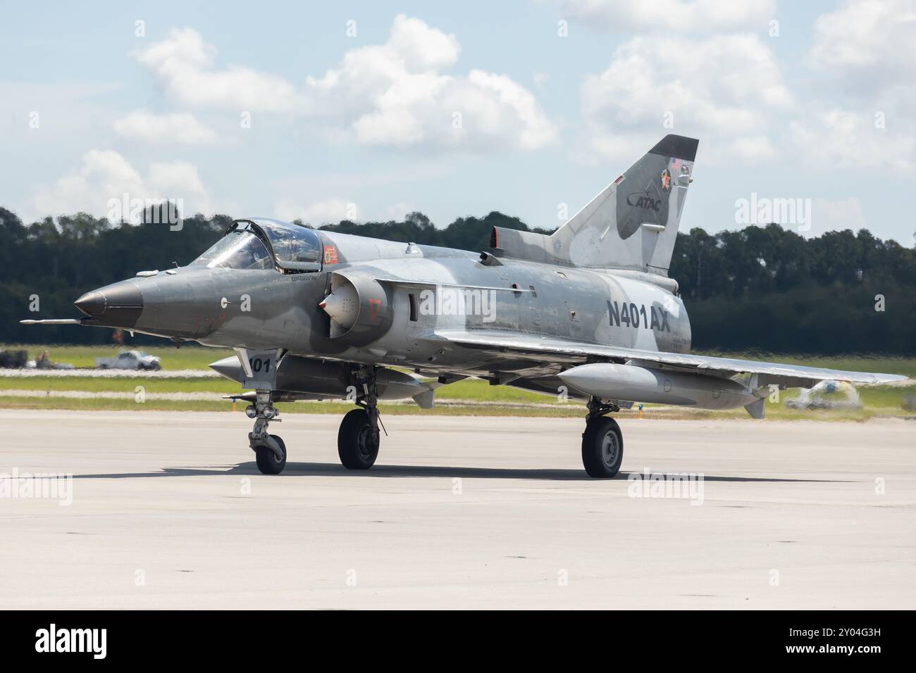 A F-21 KFIR with Airborne Tactical Advantage Company (ATAC) prepares to ...
