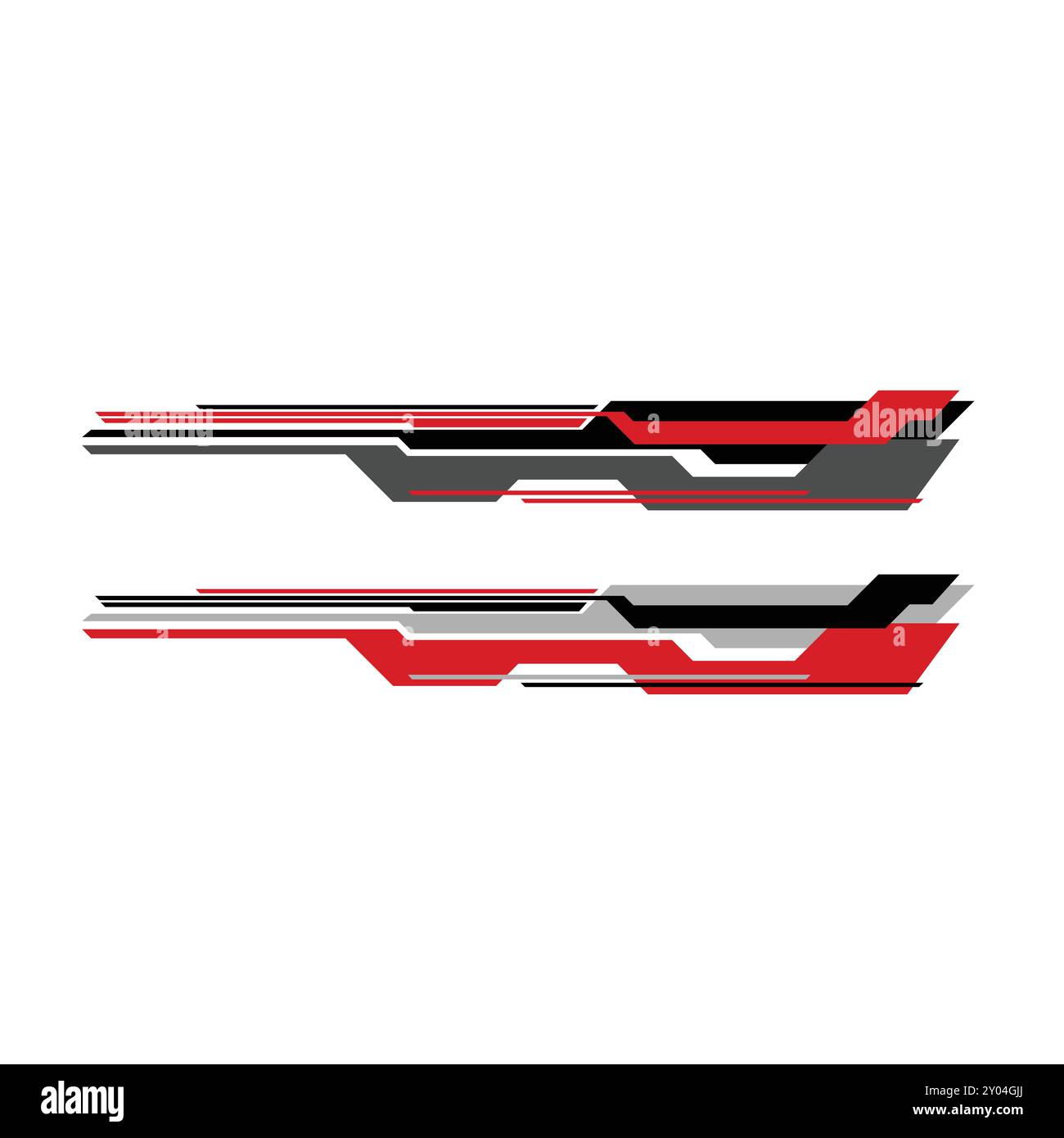 racing car body wrap livery decal design vector Stock Vector Image ...