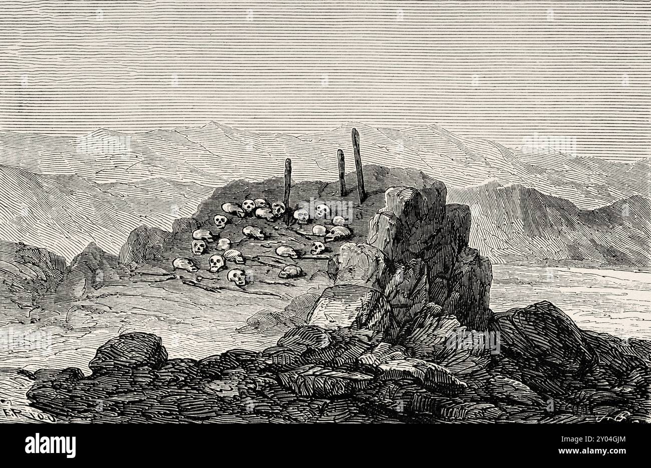 Burial Place of the Aymara People, Islay province, Peru, South America ...