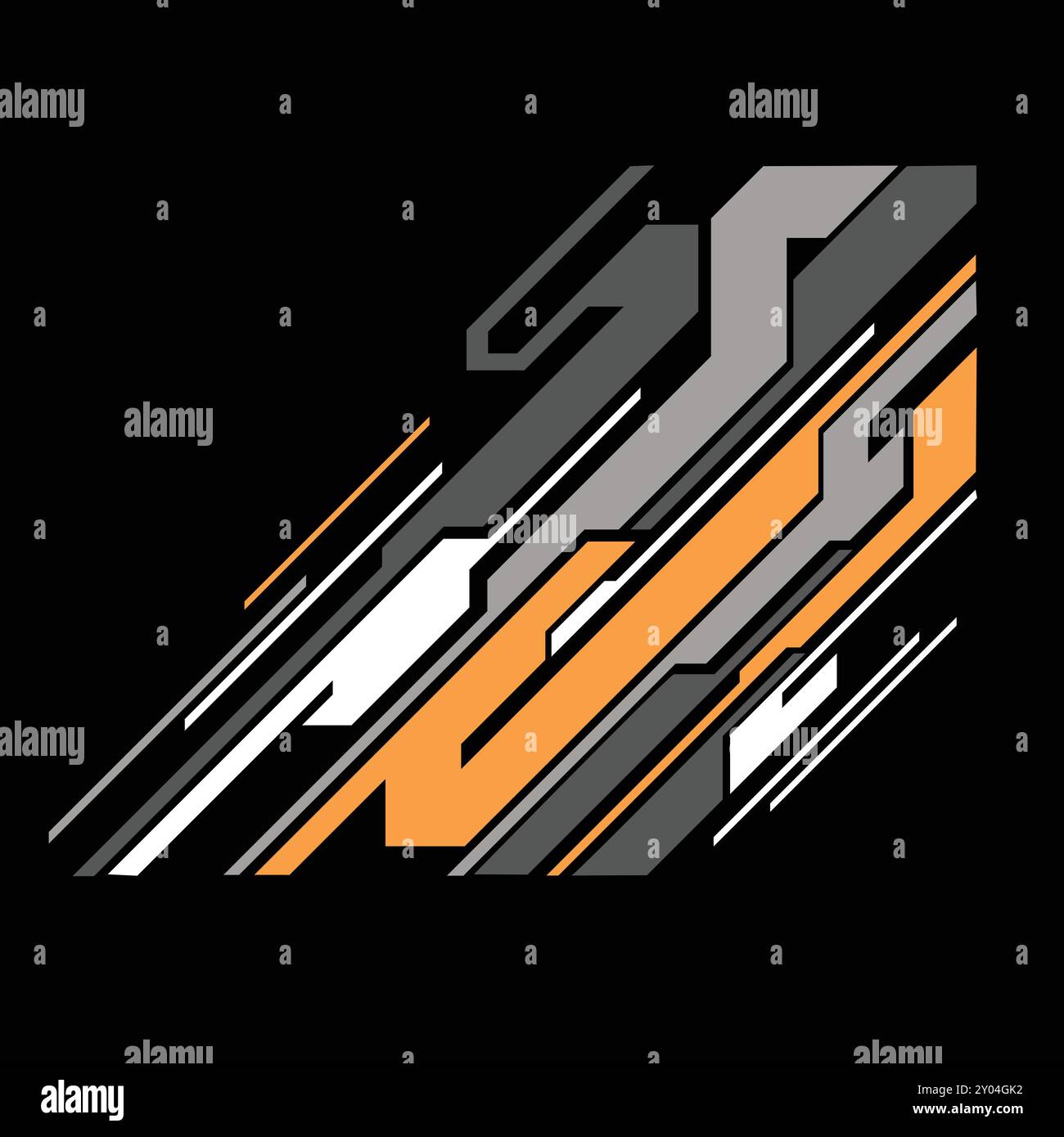 racing car body wrap livery decal design vector Stock Vector Image ...