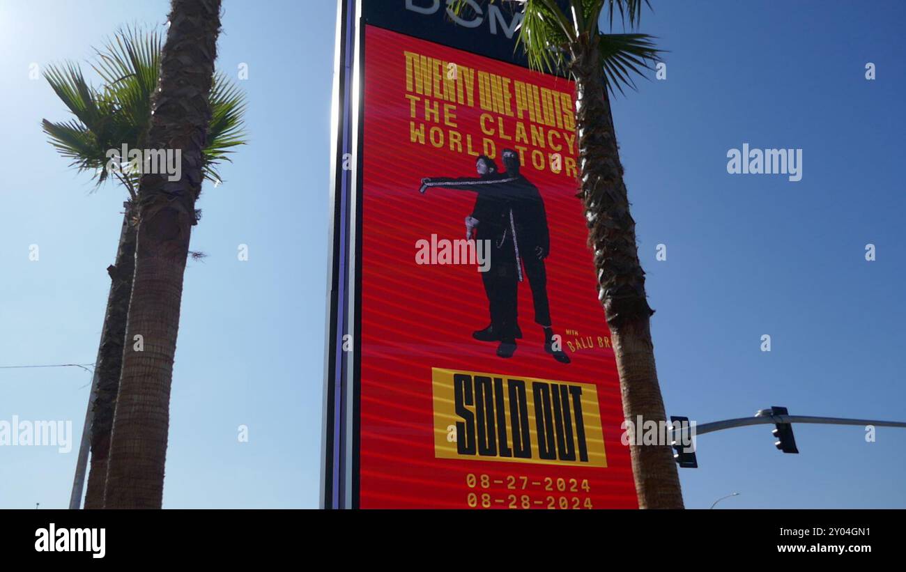 Inglewood, California, USA 28th August 2024 Twenty One Pilots The ...