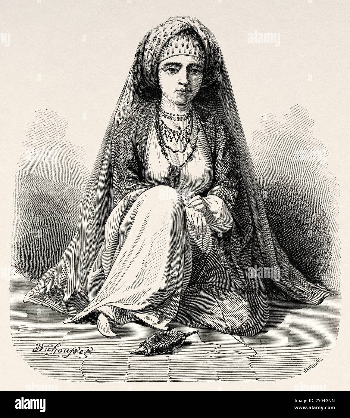 Young woman from the Illiati tribe from Varamin, Iran. Hunting in ...