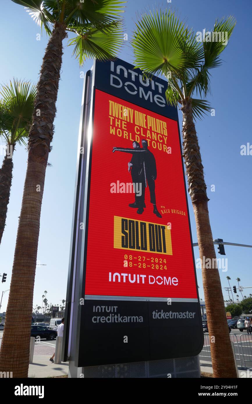 Inglewood, California, USA 28th August 2024 Twenty One Pilots The ...
