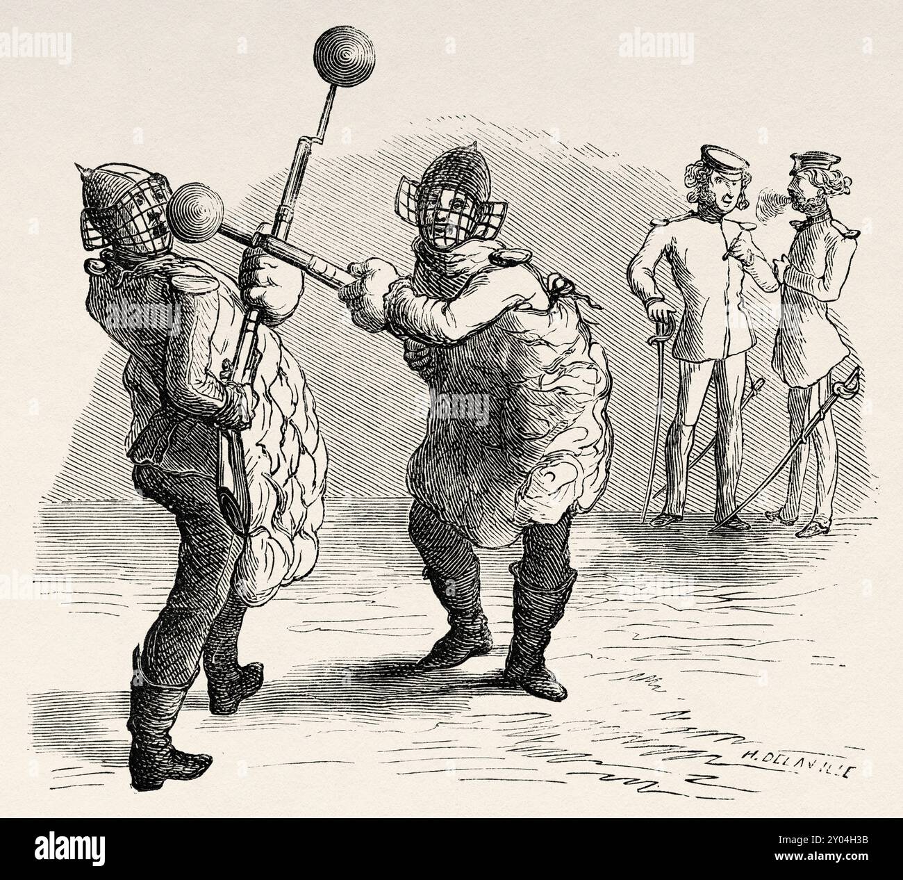 German school of fencing hi-res stock photography and images - Alamy