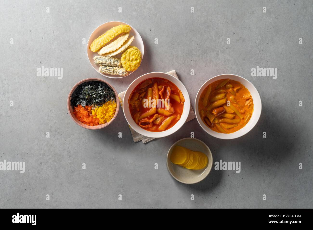 Tteokbokki, rose tteokbokki, fried food, Pache tteokbokki, snack food ...