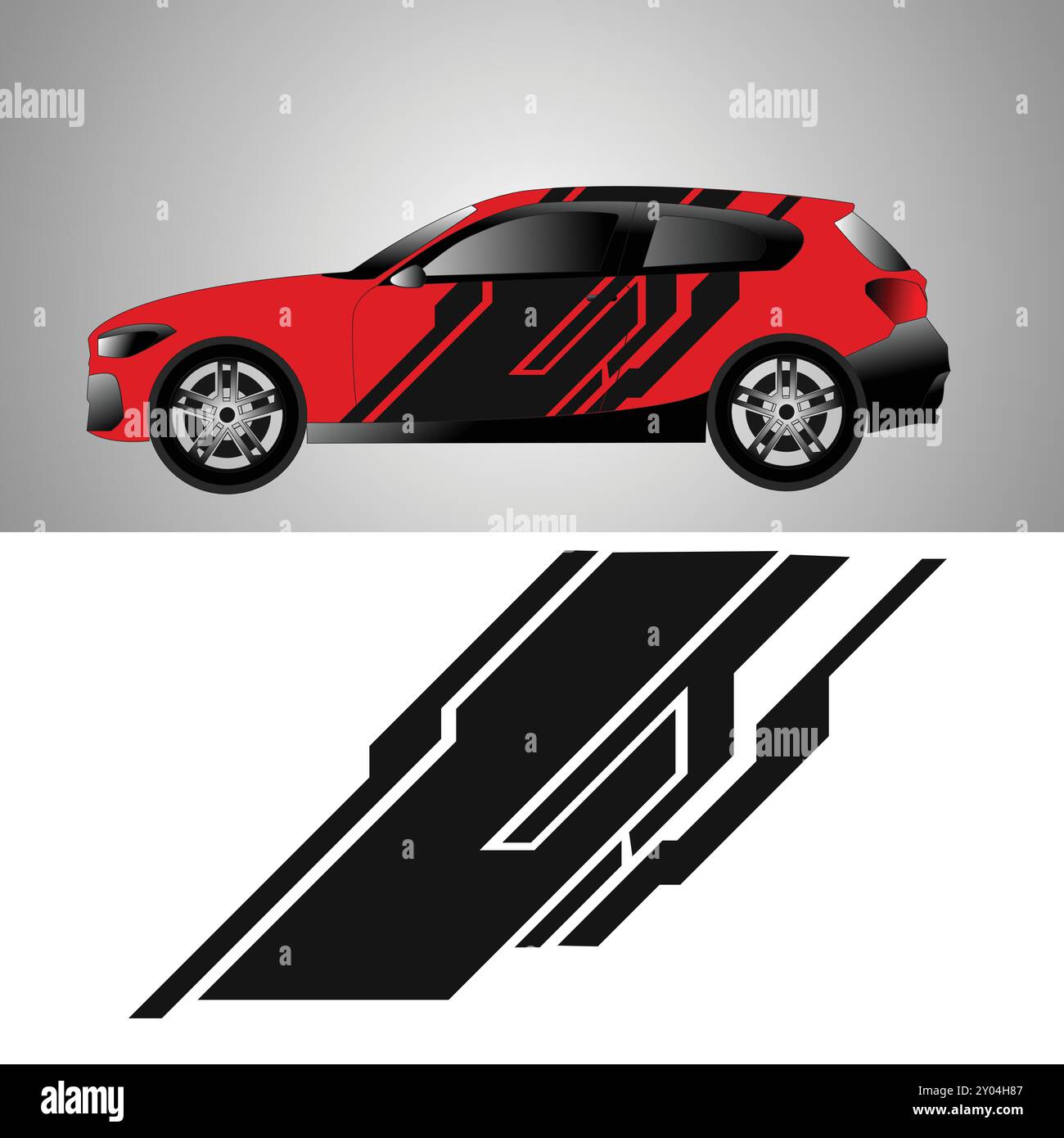 Car Sticker Design Logo