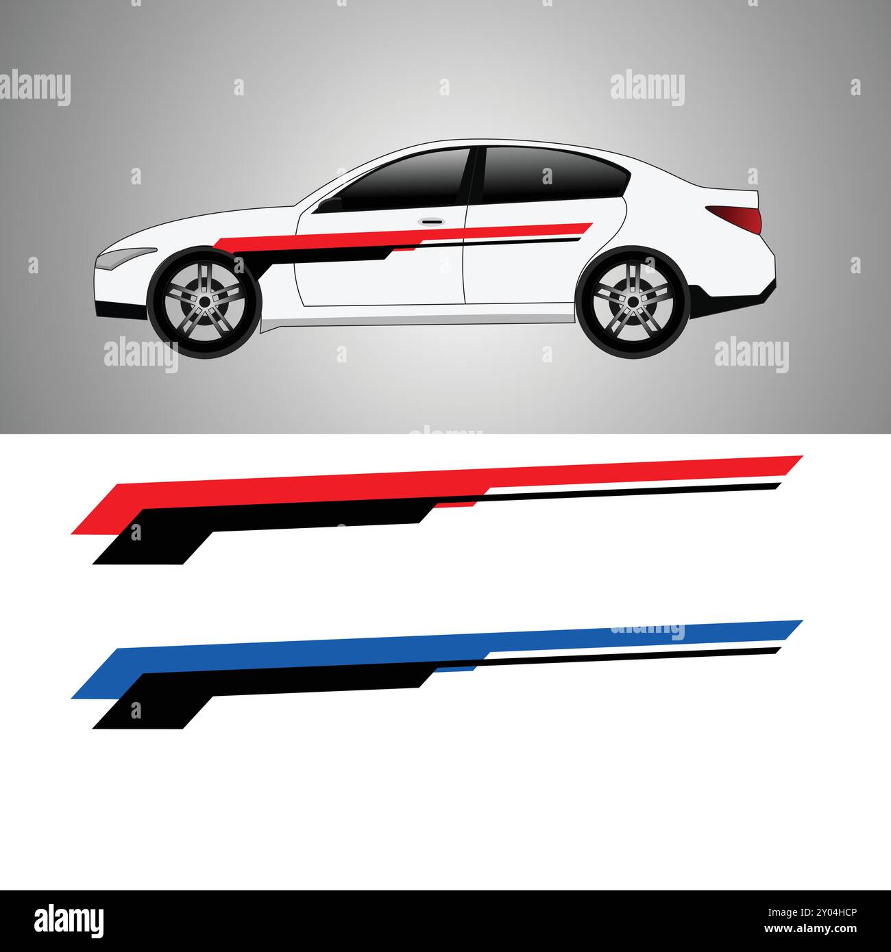 car wrap stripe sticker design vector Stock Vector Image & Art - Alamy