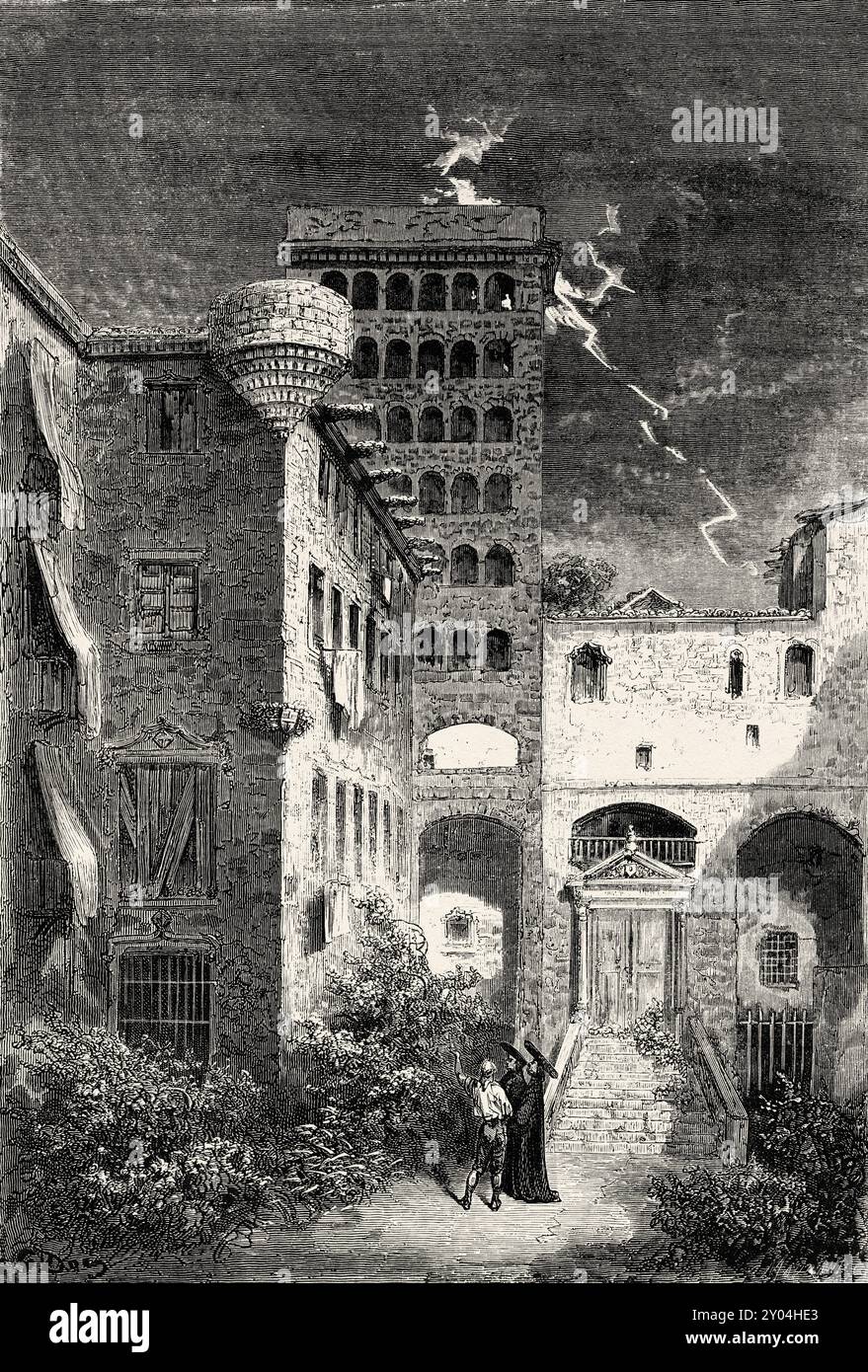 The Palace of the Inquisition, Barcelona, Catalonia. Journey to Spain ...