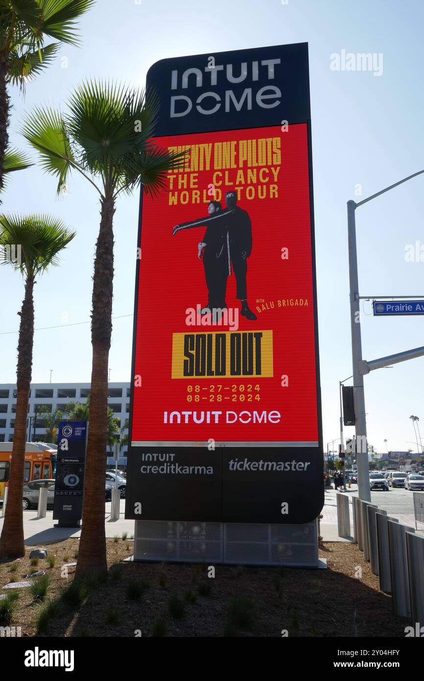Inglewood, California, USA 28th August 2024 Twenty One Pilots The ...