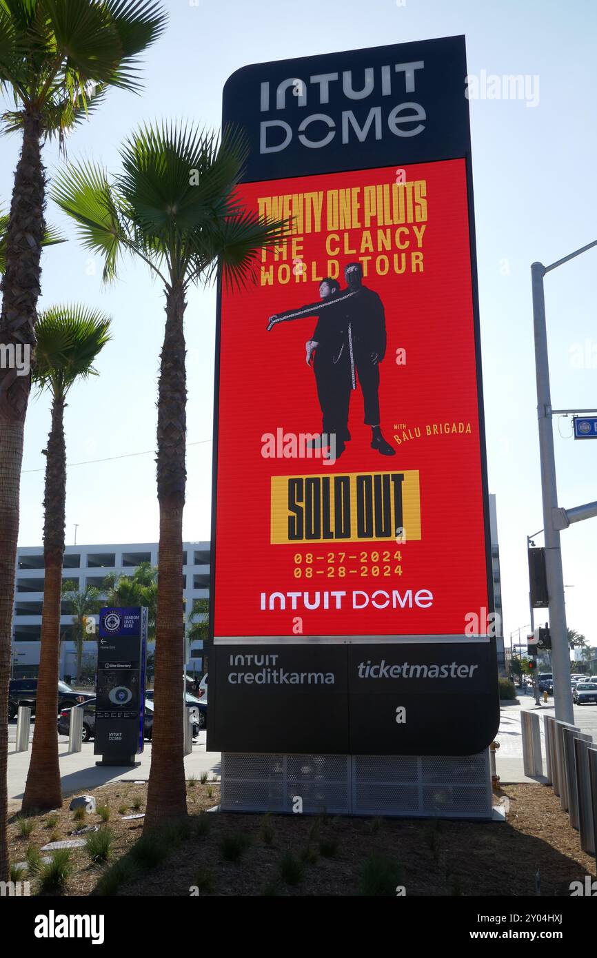 Inglewood, California, USA 28th August 2024 Twenty One Pilots The ...