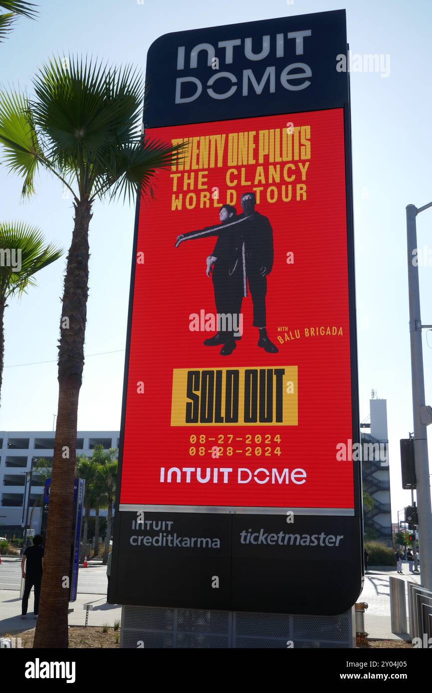 Inglewood, California, USA 28th August 2024 Twenty One Pilots The ...