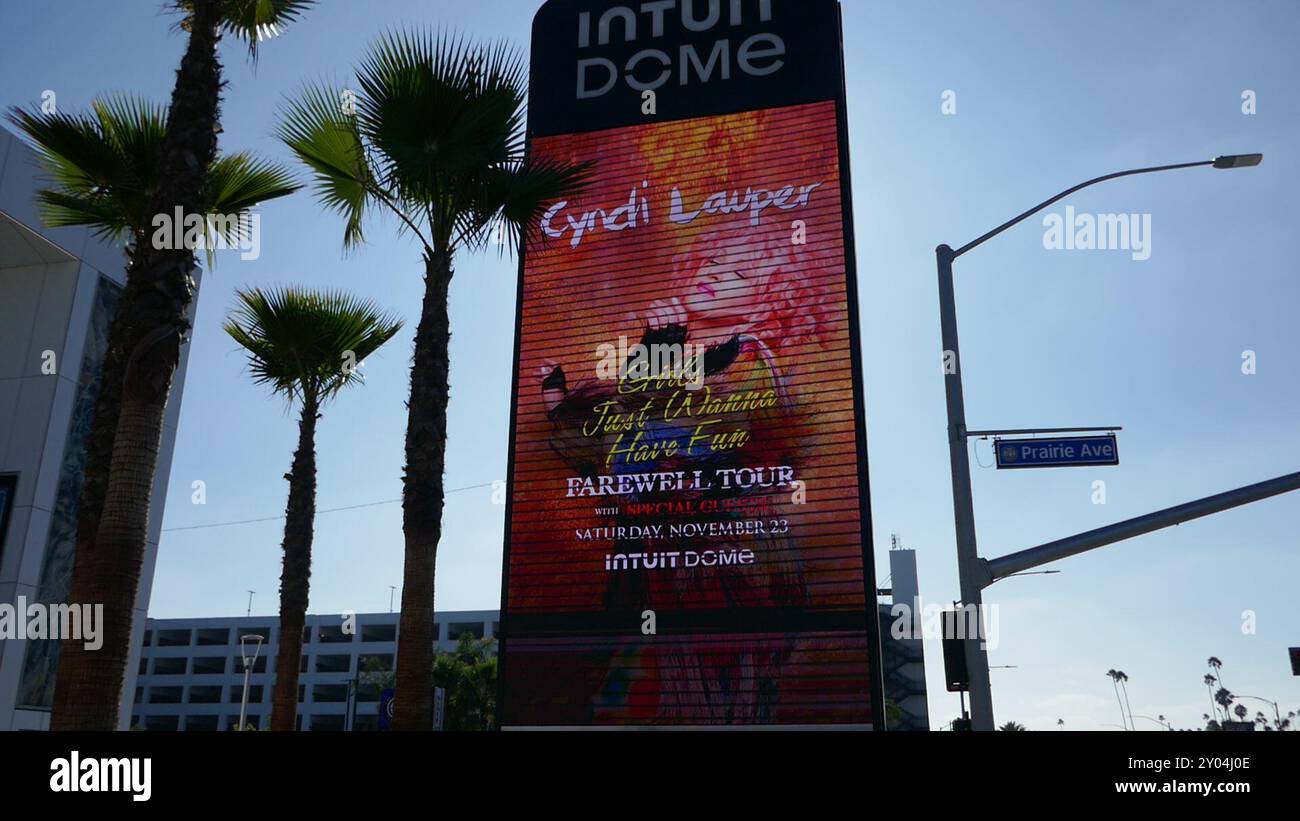 Inglewood, California, USA 28th August 2024 Cyndi Lauper The Farewelll ...