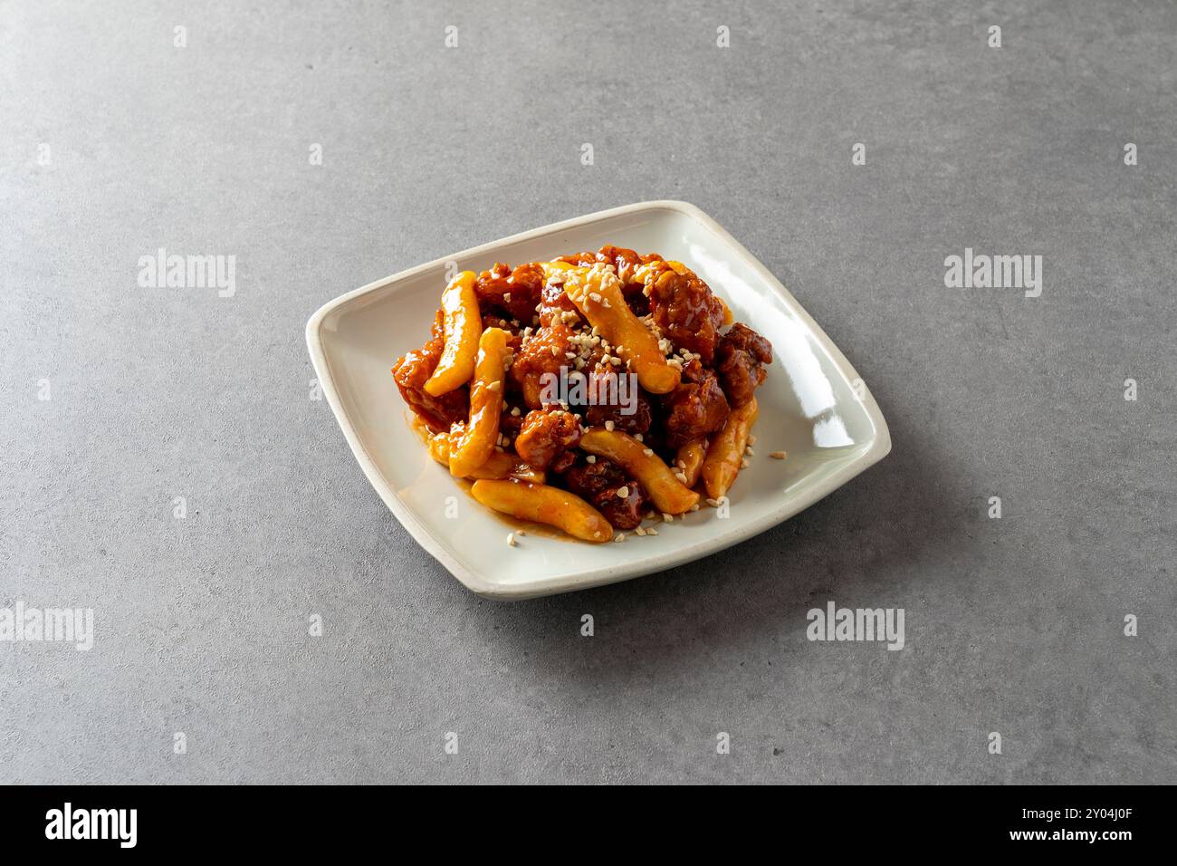 Sweet and sour chicken, cheese, spicy, honey, butter, deep-fried sweet ...