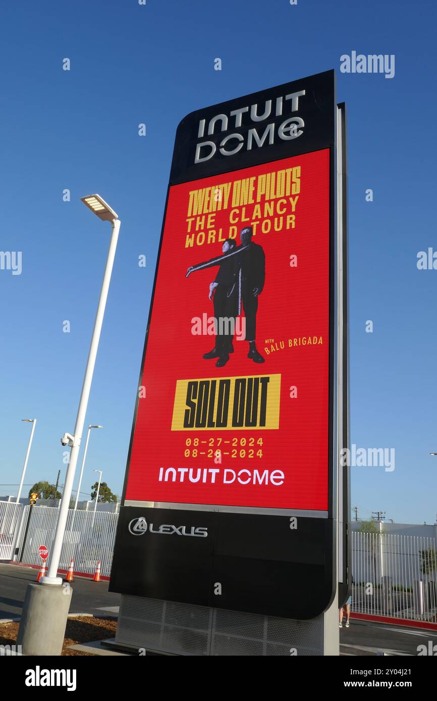 Inglewood, California, USA 28th August 2024 Twenty One Pilots The ...