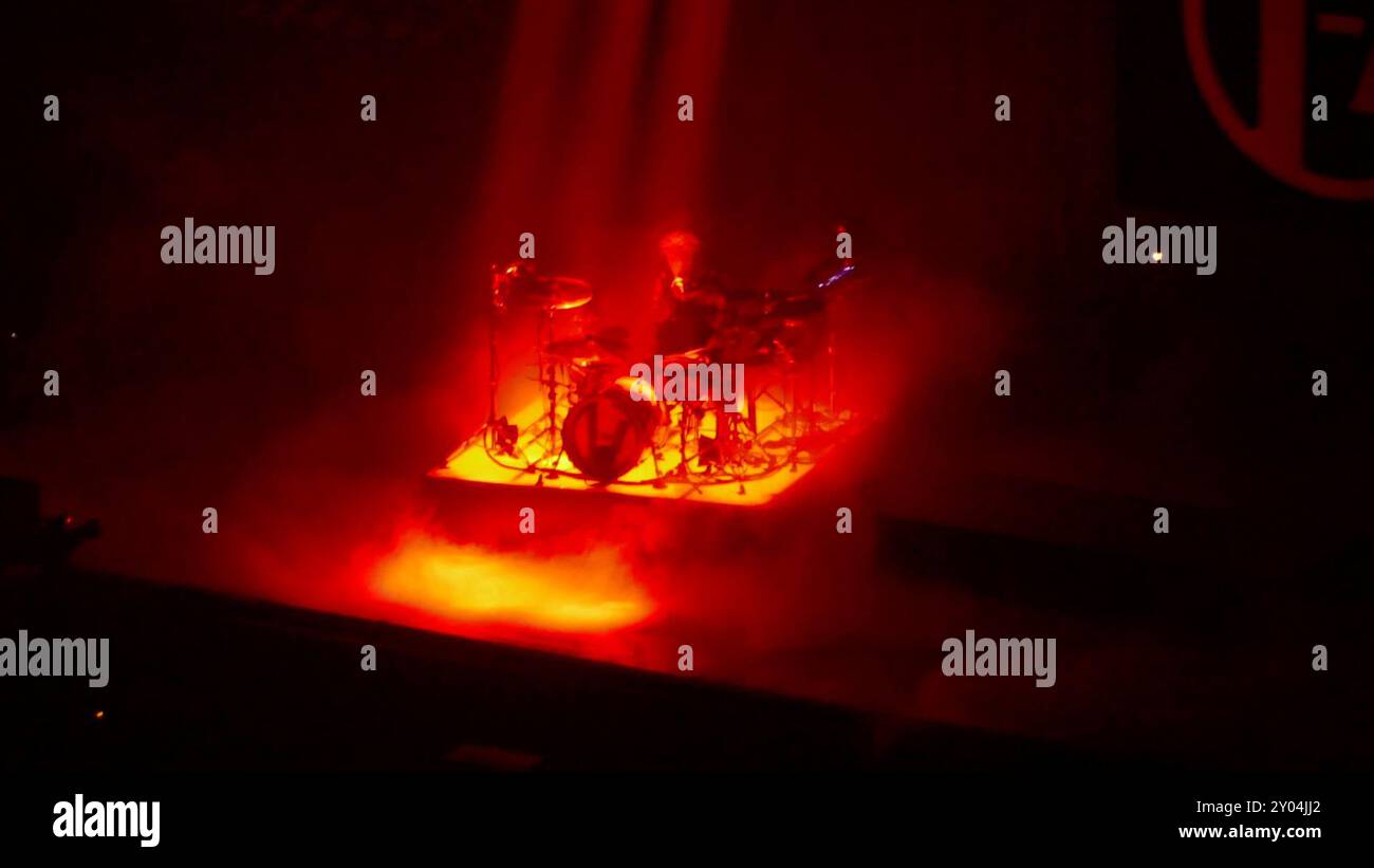Inglewood, California, USA 28th August 2024 Josh Dunn performs at ...