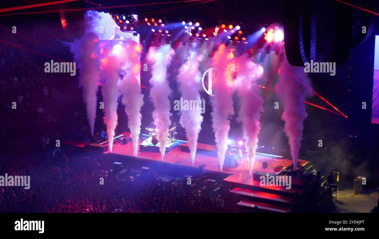 Inglewood, California, USA 28th August 2024 Josh Dunn and Tyler Joseph ...