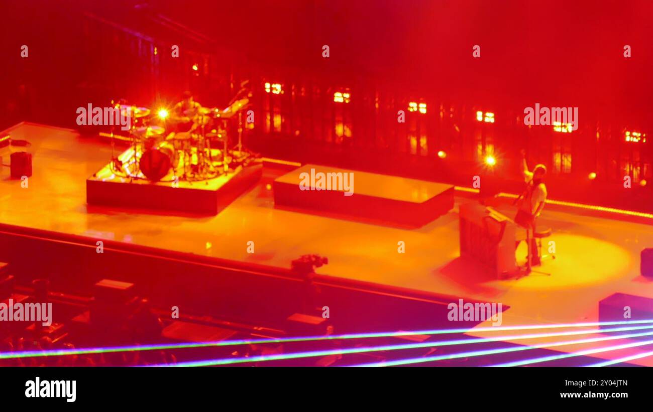 Inglewood, California, USA 28th August 2024 Josh Dunn and Tyler Joseph ...