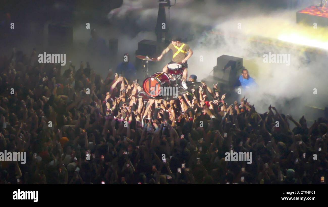 Inglewood, California, USA 28th August 2024 Josh Dunn performs at ...