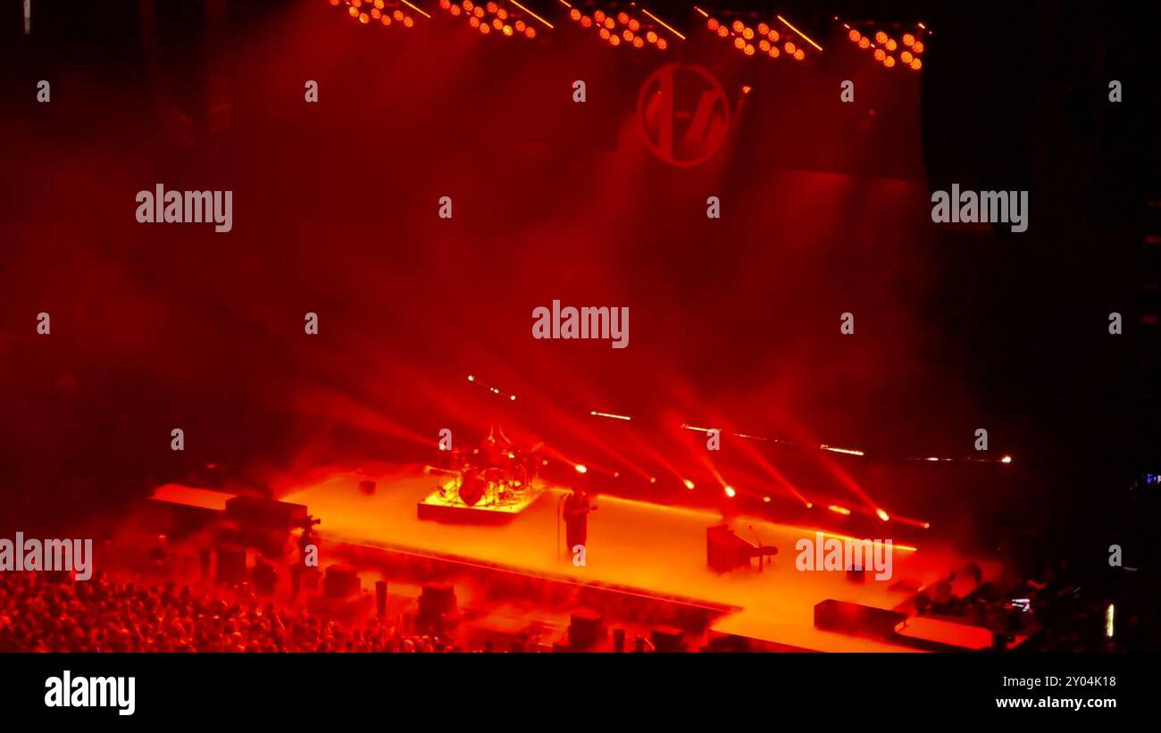 Inglewood, California, USA 28th August 2024 Josh Dunn and Tyler Joseph ...