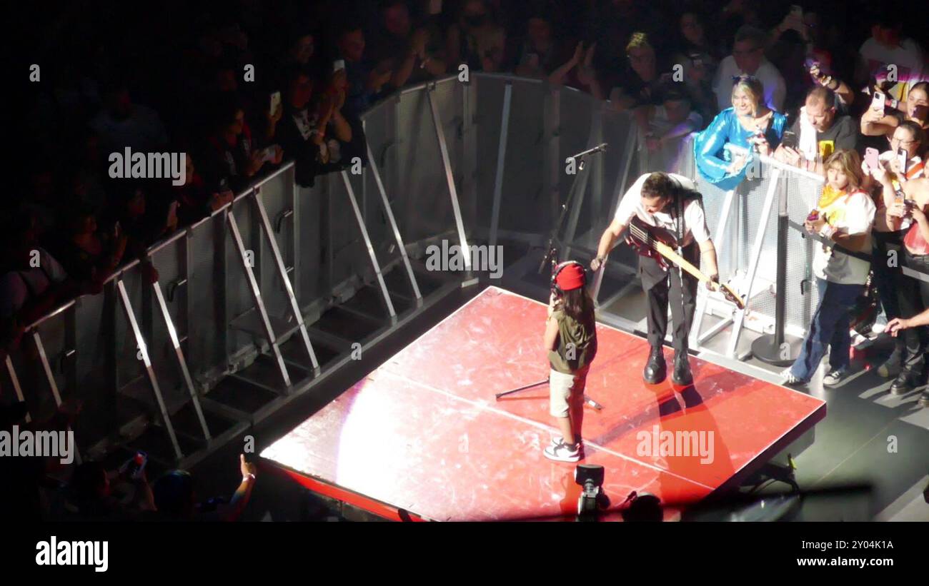 Inglewood, California, USA 28th August 2024 Tyler Joseph performs at ...