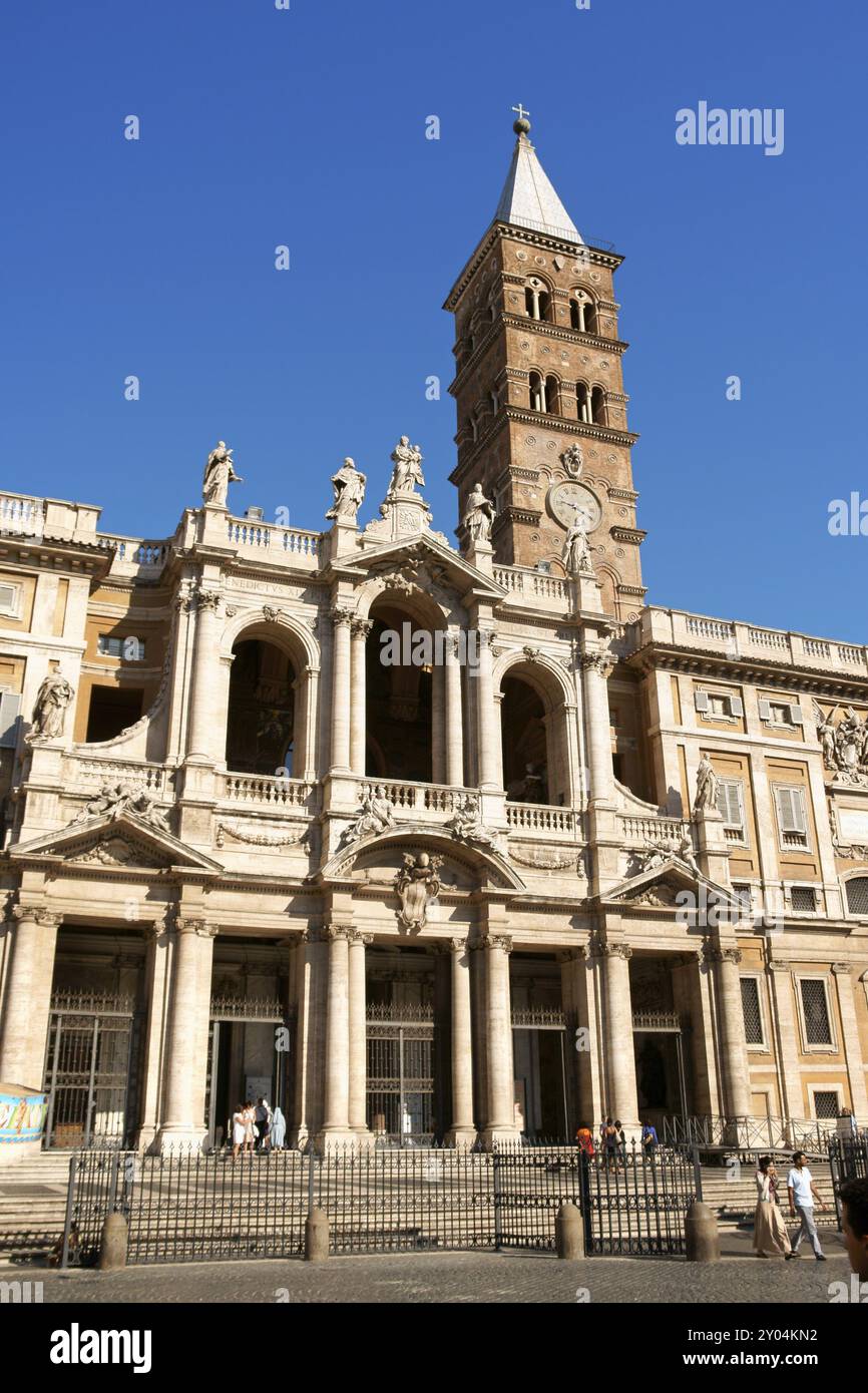 Rome, Italy, August 21, 2008: the Basilica di Santa Maria Maggiore ...