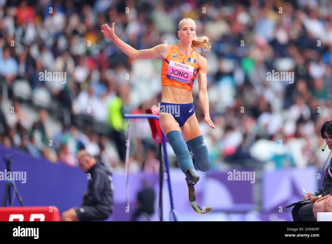 Saint-Denis, France. 31st Aug, 2024. Fleur Jong (NED) Athletics ...