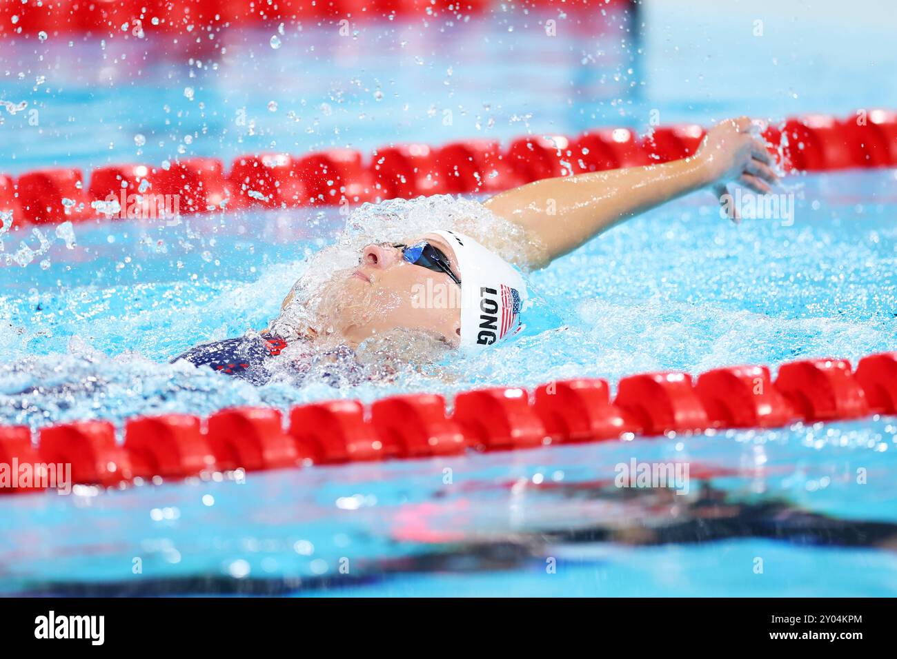 Nanterre, France. 31st Aug, 2024. LONG Jessica (USA) Swimming : Women's ...