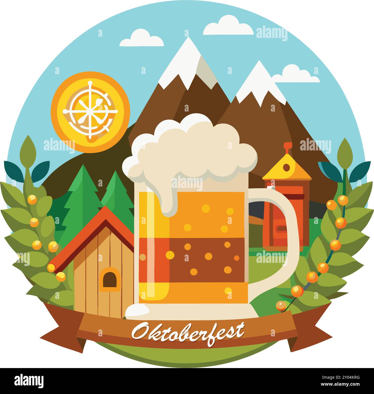 Traditional german banner Stock Vector Images - Alamy