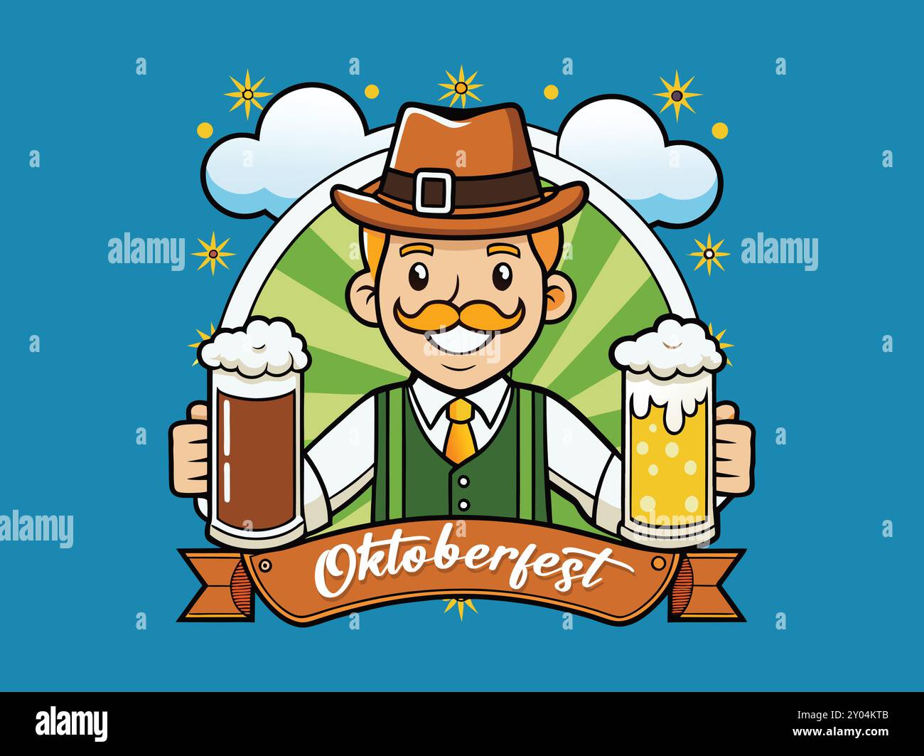 Oktoberfest Cartoon Deutschland Cartoon Oktoberfest Vector Images (99)