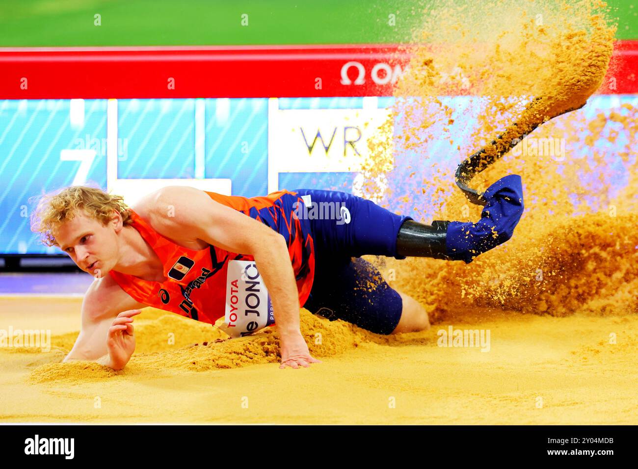 Saint-Denis, France. 31st Aug, 2024. Joel de Jong (NED) Athletics : Mens Long Jump T63 Final ...