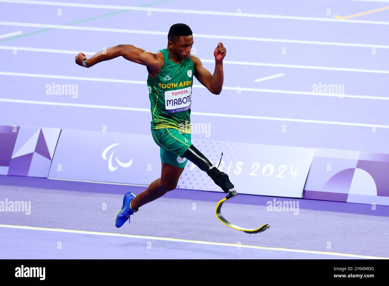 Saint-Denis, France. 31st Aug, 2024. Puseletso Michael Mabote (RSA ...