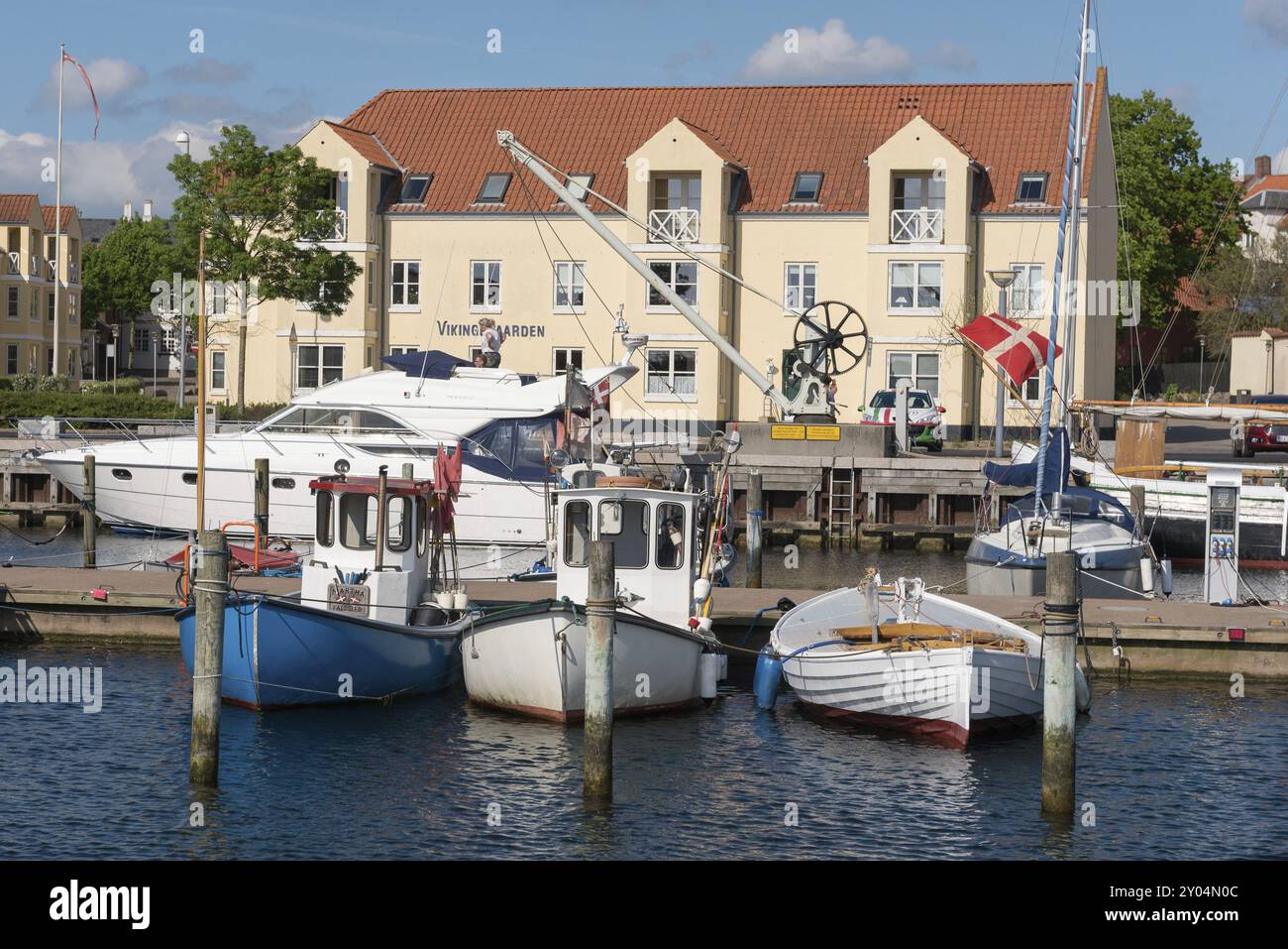 Marina of Faaborg in Denmark Stock Photo - Alamy