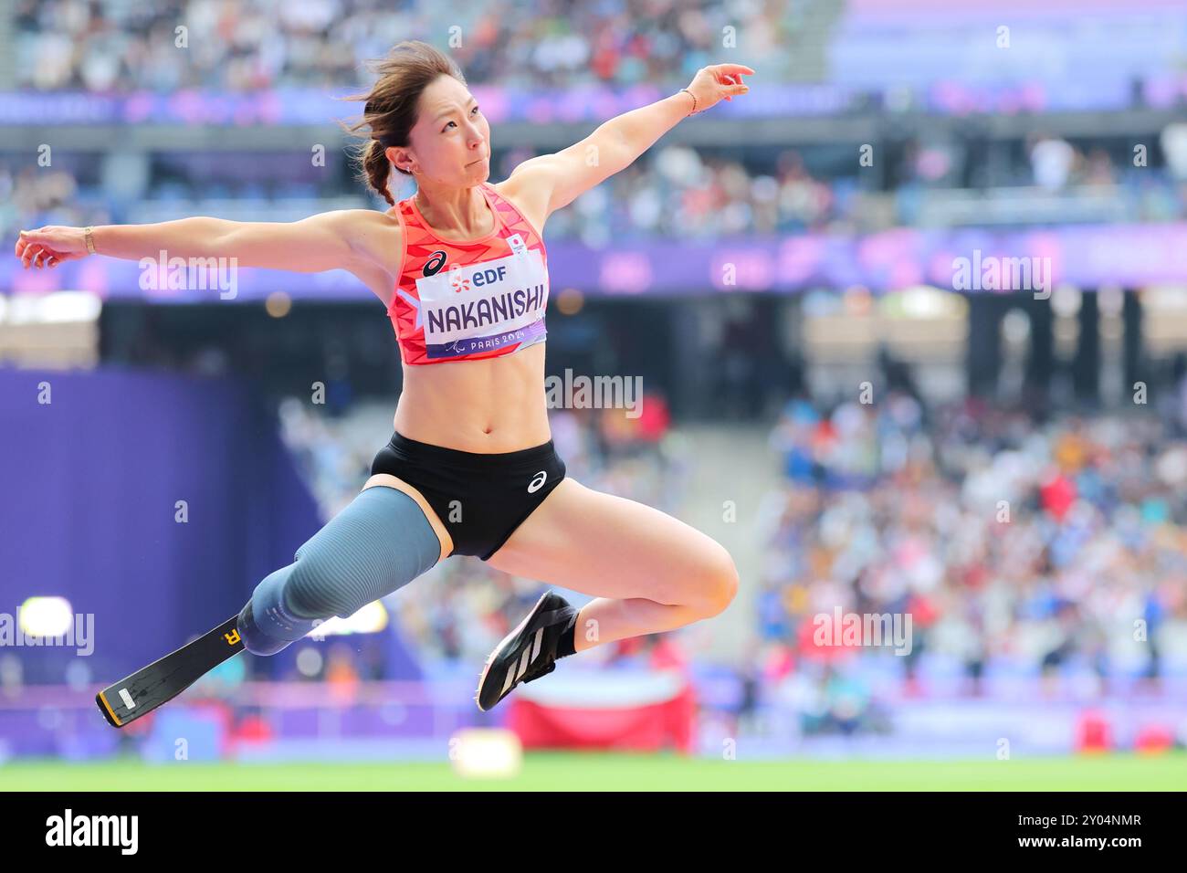 Saint-Denis, France. 31st Aug, 2024. Maya Nakanishi (JPN) Athletics ...