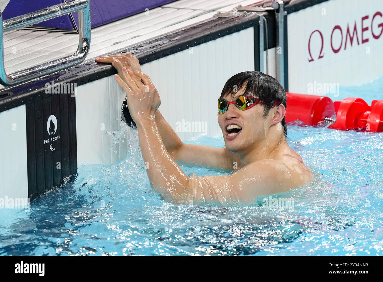 Nanterre, France. 31st Aug, 2024. Keiichi Kimura (JPN) Swimming : Men's ...
